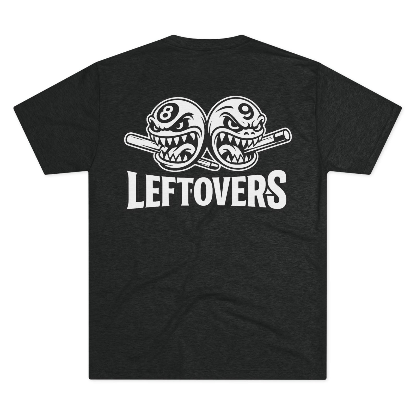 Leftovers Chomp BW Tri-Blend Tee – Cue Crew Supply